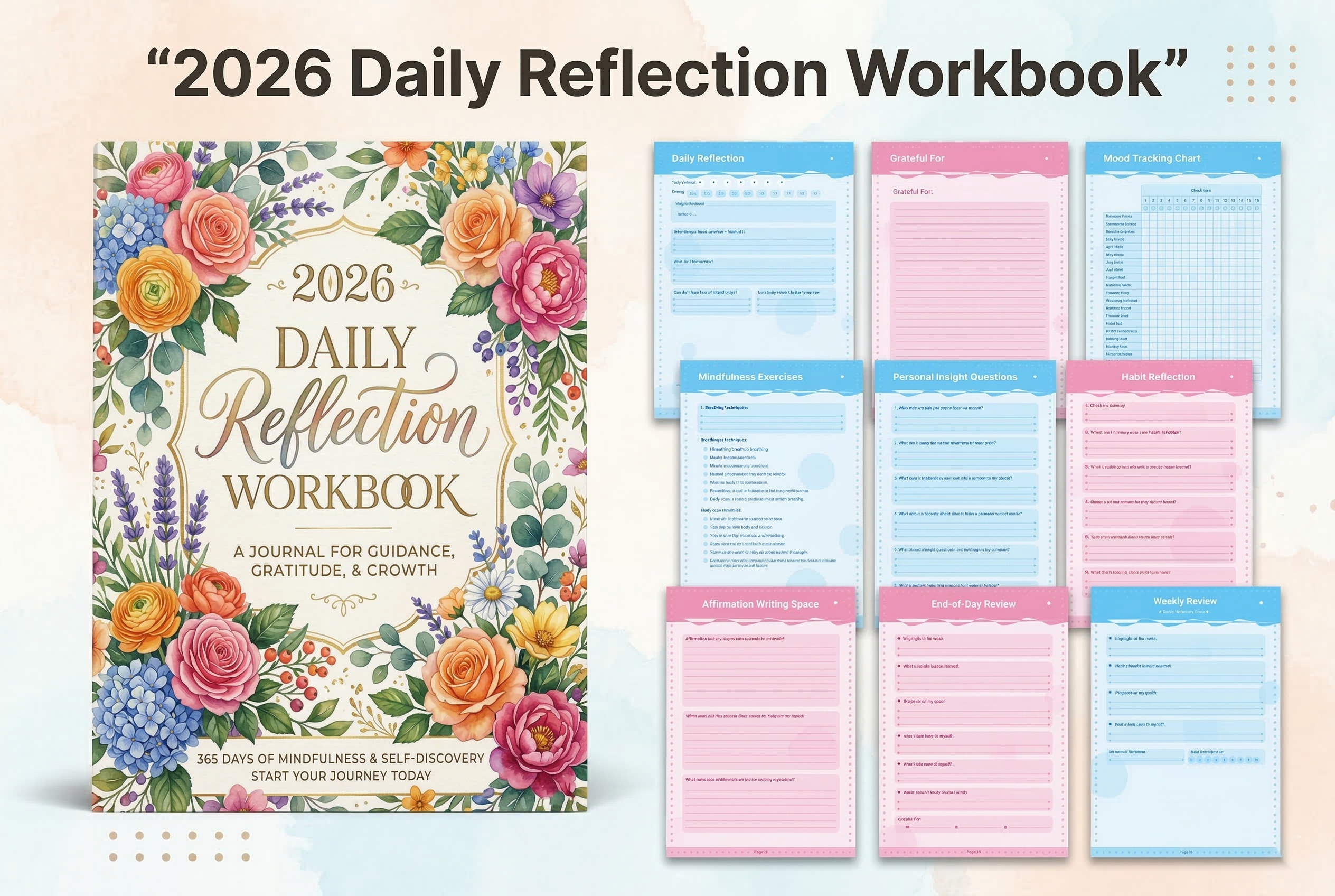 2026 Daily Reflection Workbook Graphic by Printable Design · Creative ...