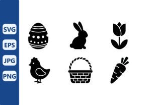 Easter Icon SVG Collection Graphic by SVG vector PNG · Creative Fabrica