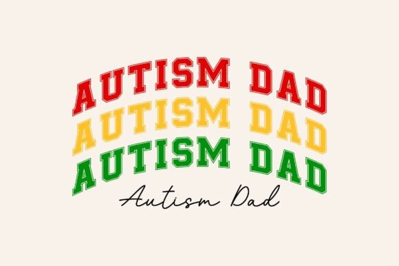 Autism Dad SVG, Retro Autism Dad Design Graphic by Retro svg shirt ...