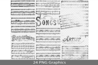 Music Graphics Overlays Graphic by Lovelytocu · Creative Fabrica