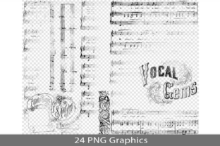 Music Graphics Overlays Graphic by Lovelytocu · Creative Fabrica