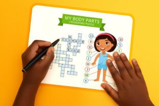 My Body Parts – Learning Worksheets Graphic by ValinMalin · Creative ...