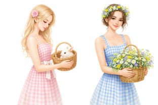 Watercolor Gentle Spring Clipart PNG Graphic by NeuroStoker · Creative ...