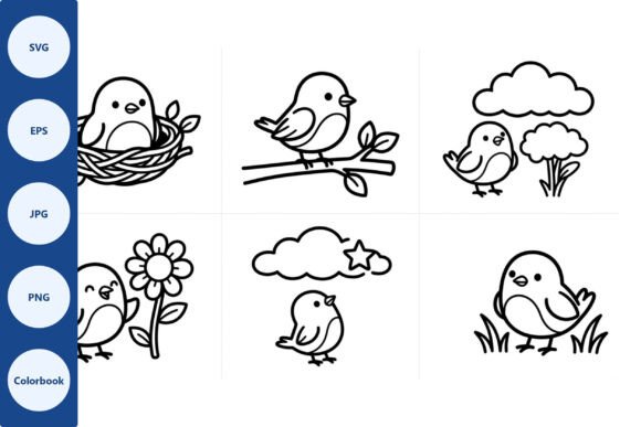 Cute Line Art Vector Drinks Set Graphic by SVG vector PNG · Creative ...