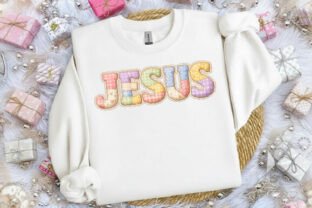 Jesus Patchwork Floral Christian PNG Graphic by Vintage Expert ...