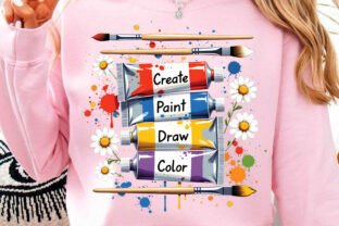 Paint Brush Artist Shirt PNG Graphic by CraftyPixel Lab · Creative Fabrica