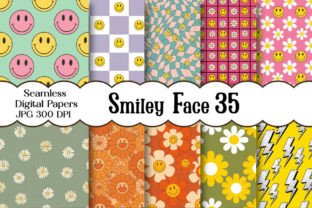 Smiley Face Seamless Pattern Graphic by Designstock · Creative Fabrica