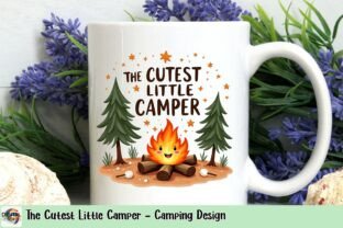 The Cutest Little Camper - Camping Design Graphic by Digital Delights ...