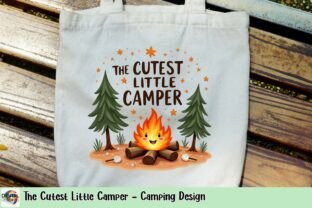 The Cutest Little Camper - Camping Design Graphic by Digital Delights ...