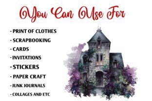 Watercolor Gothic Spring Clipart Graphic by Print Magic · Creative Fabrica