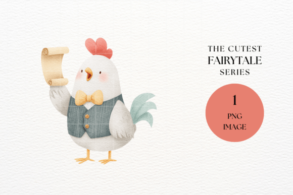 Gentleman Rooster Clipart Story Graphic by Ikota Design · Creative Fabrica
