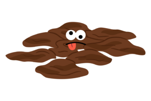 Shit Stain Emoji. Funny Face Poop Pile Graphic by smartstartstocker ...