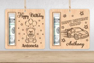 Birthday Money Holder SVG Bundle · Creative Fabrica