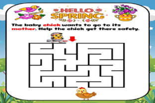 Spring Break Activities Mazes Puzzles Graphic by Bambolina55 · Creative ...