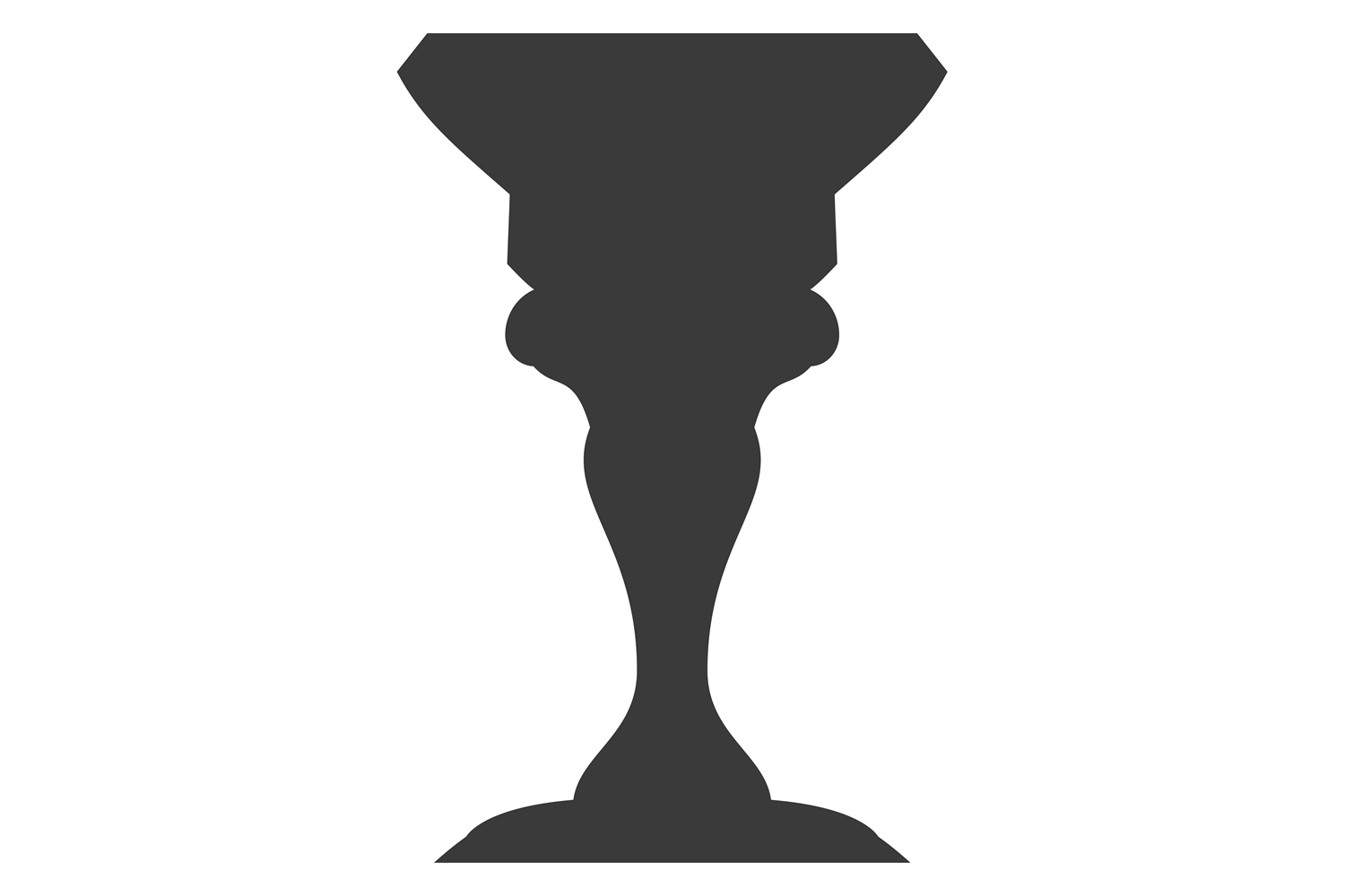 Black Goblet Silhouette. Winner Trophy C Graphic by vectortatu ...