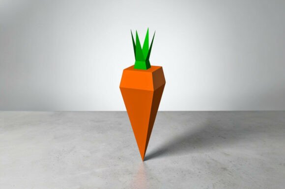 1 Papercraft Carrot] Designs & Graphics