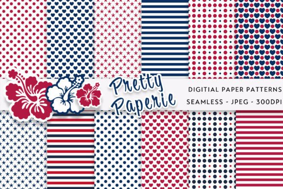 20 Gingham Digital Paper Backgrounds Graphic by Pretty Paperie ...