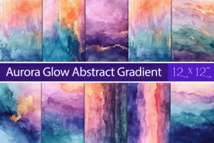 Aurora Glow Abstract Gradient Graphic by CreativeDesigner · Creative ...