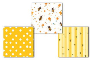 Honey Bee Seamless Digital Paper Graphic by RevolutionCraft · Creative ...