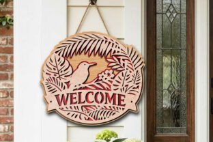 Laser Cut Welcome Sign SVG Bundle · Creative Fabrica