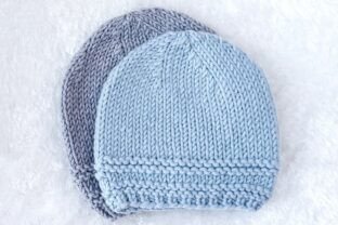 Very Easy Baby Beanie Knitting Pattern · Creative Fabrica