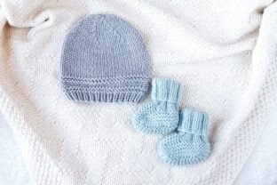 Very Easy Baby Beanie Knitting Pattern · Creative Fabrica