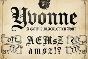 Yvonne Font by Raholco · Creative Fabrica