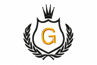 Royal Crest Letter G · Creative Fabrica