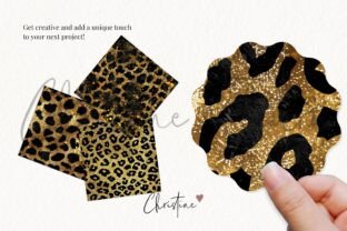 Seamless Glitter Leopard Print Pattern Graphic by Christine Fleury ...