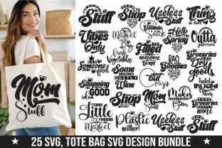 Tote Bag SVG Design Bundle, Digital SVG Graphic by nirmal108roy ...