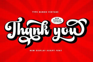 Barbie Vintage Font by Bung Studio · Creative Fabrica