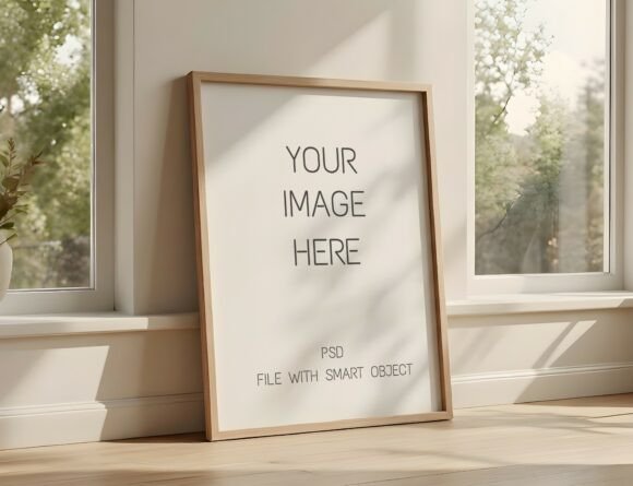Classic Gold Frame Console Table Mockup Graphic by Mockups Of ...