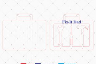Dad Key Holder Glowforge XTool Laser Cut · Creative Fabrica