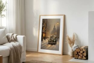 Modern Boho Fireplace Interior Mockup Graphic by Mockups Of ...