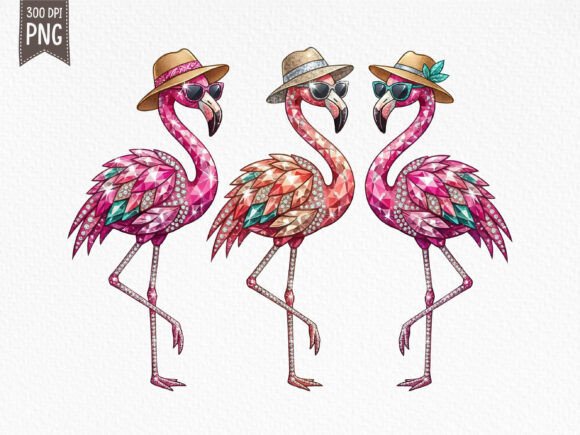 Cute Summer Flamingo Beach PNG Graphic by SR Design · Creative Fabrica