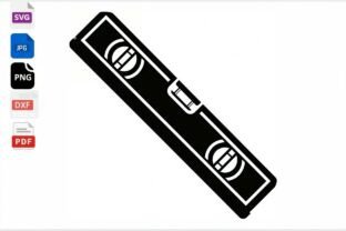 Spirit Level Tool SVG PNG DXF PDF Graphic by mhrana730 · Creative Fabrica