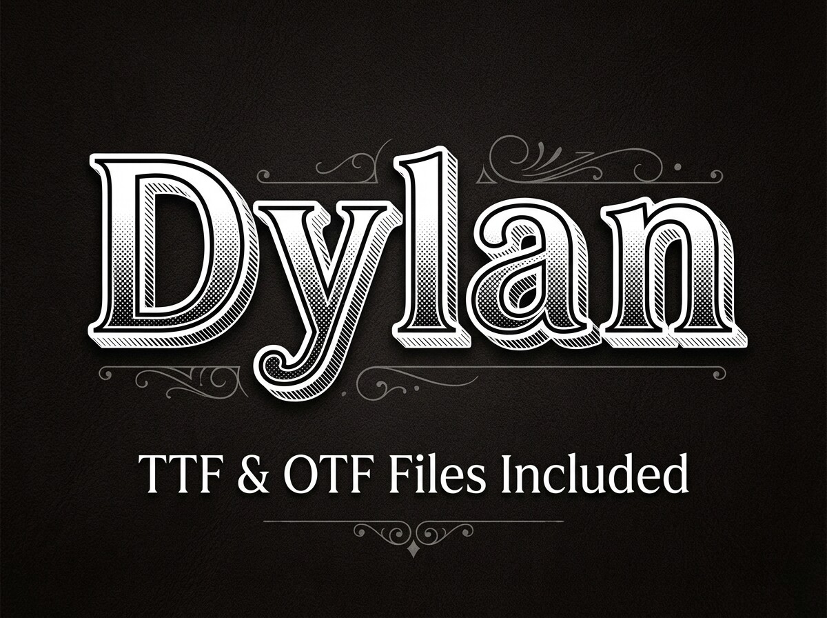 Dylan Font by kulturrno · Creative Fabrica