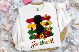 Juneteenth Floral Pride Crochet Yarn PNG Graphic by Vintage Expert ...
