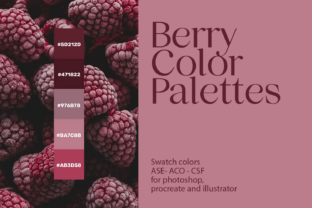 Berry Color Palettes Sweet & Vibrant Graphic by Ruba Alash · Creative ...