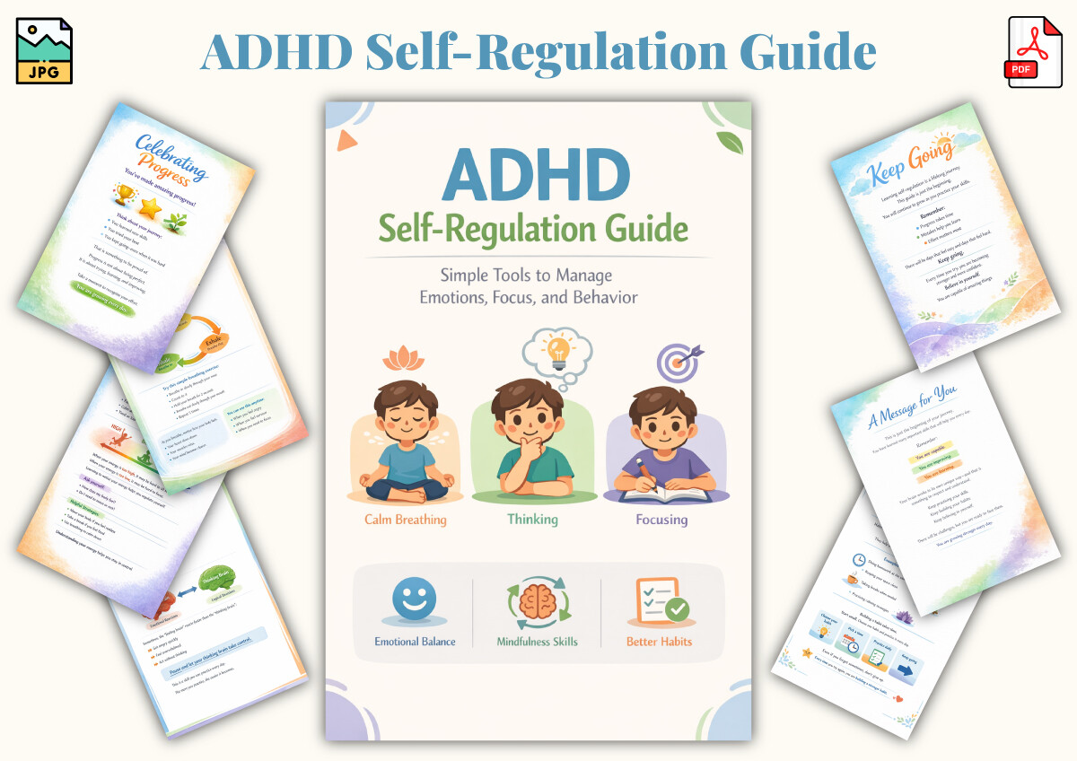 ADHD Self-Regulation Guide Graphic by KDPLab · Creative Fabrica