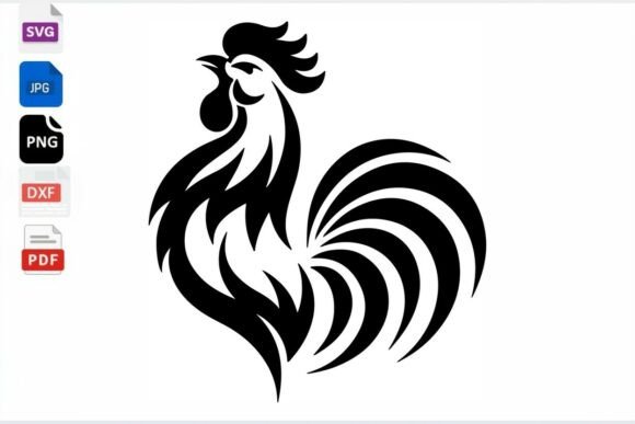 1,604 Rooster Svg Designs & Graphics