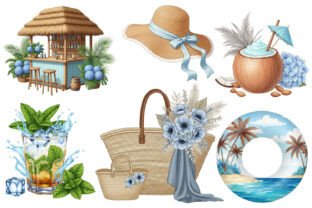 Summer Beach Clipart Bundle Graphic by SPSArtStudio · Creative Fabrica