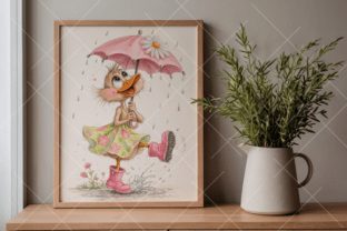 Spring Duck Clipart Bundle Graphic by Nelly imy · Creative Fabrica
