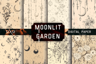 Moonlit Garden Graphic by Pro Designer Team · Creative Fabrica