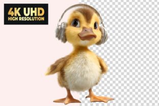 Cute Duck PNG Clipart Graphic by M9 Design · Creative Fabrica