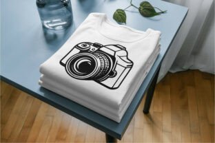 DSLR Camera Outline SVG Graphic by ArtFlowCODesign · Creative Fabrica