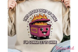 Dumpster Fire Light Sublimation Design Graphic by Diceenid · Creative ...