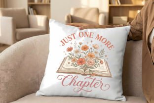 Just One More Chapter Book Lover PNG Graphic by Art Leaf Digital ...