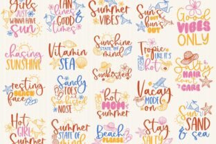 Summer SVG Bundle – Beach Vacation SVG Graphic by IllustratorAnnie ...