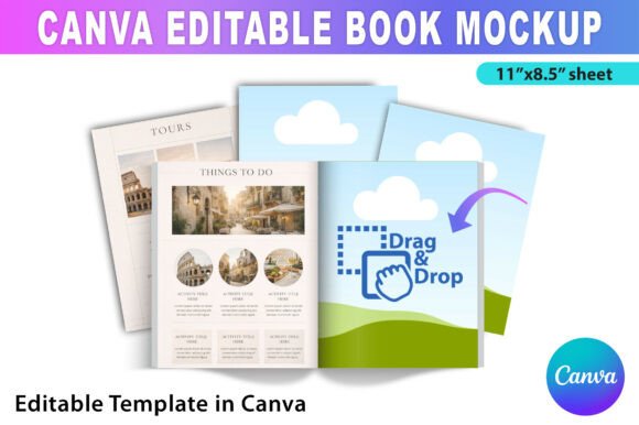 1 Canva Template Editable Pages Designs & Graphics